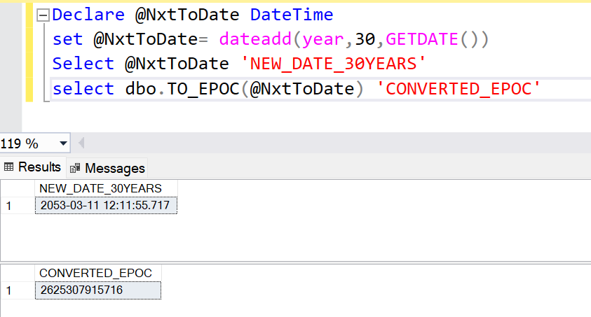 How To Handle Y2k38 Problem In Sql Server 2019 For Epoc Unix Time