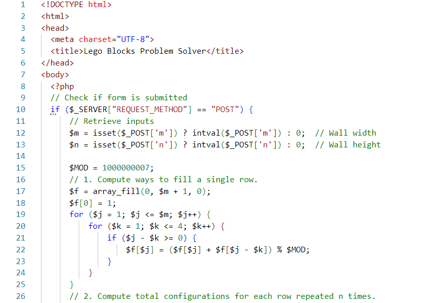 Building Solid Walls Solving The Lego Blocks Problem With Php By Taranpreet Singh Medium