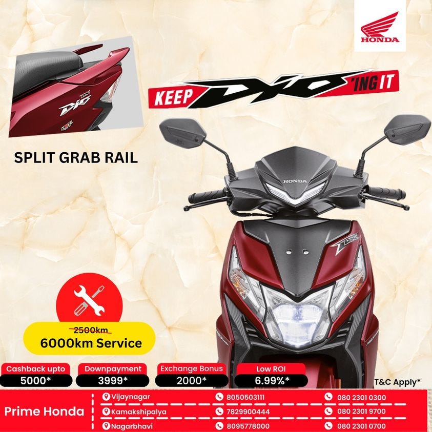 Aggressive Design of Honda DIO | Prime Honda - Prime Honda - Medium