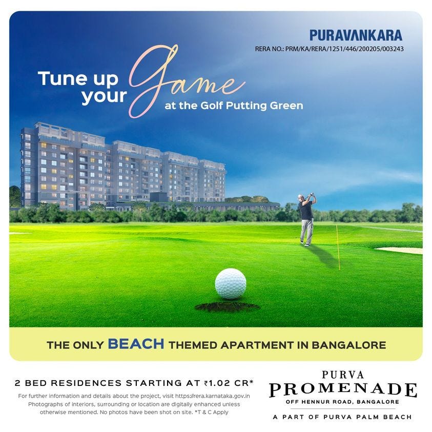 2 BHK & 3 BHK luxury apartments for sale in Off Hennur Road, Bangalore | Purva Promenade ...