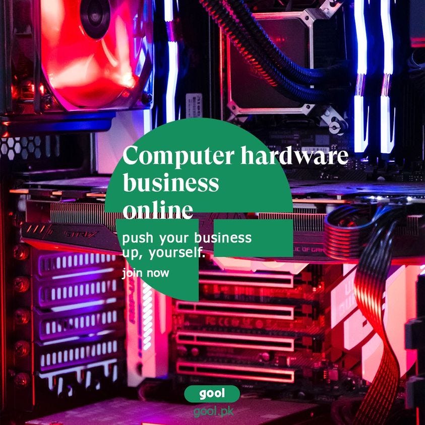 Computer hardware business online. Push your business up yourself. Join ...