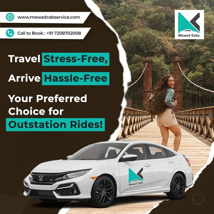 Mewad Cab Services Offers Cheap Pricing for Online Cab Bookings | by ...