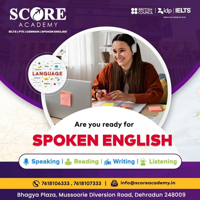 Top Reasons to Choose Score Academy for IELTS & PTE Coaching and Spoken ...