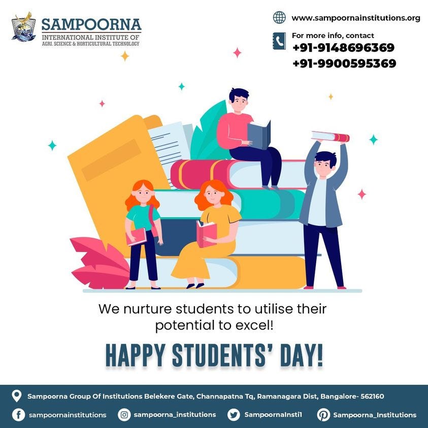 Happy Students’ day - Groupsampoorna - Medium