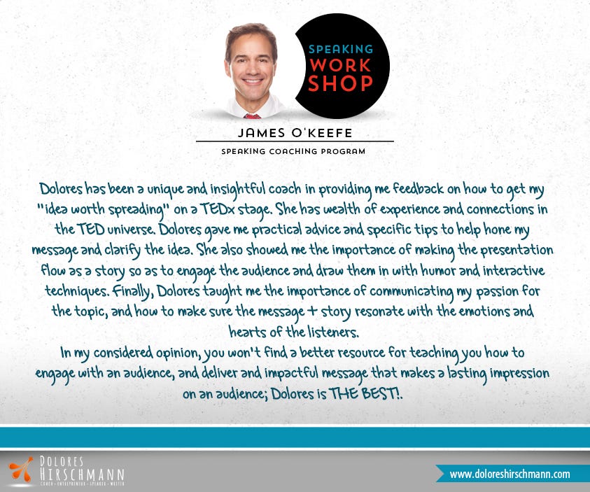 Testimonial. James O’Keefe, MD Director of… | by Dolores G Hirschmann ...