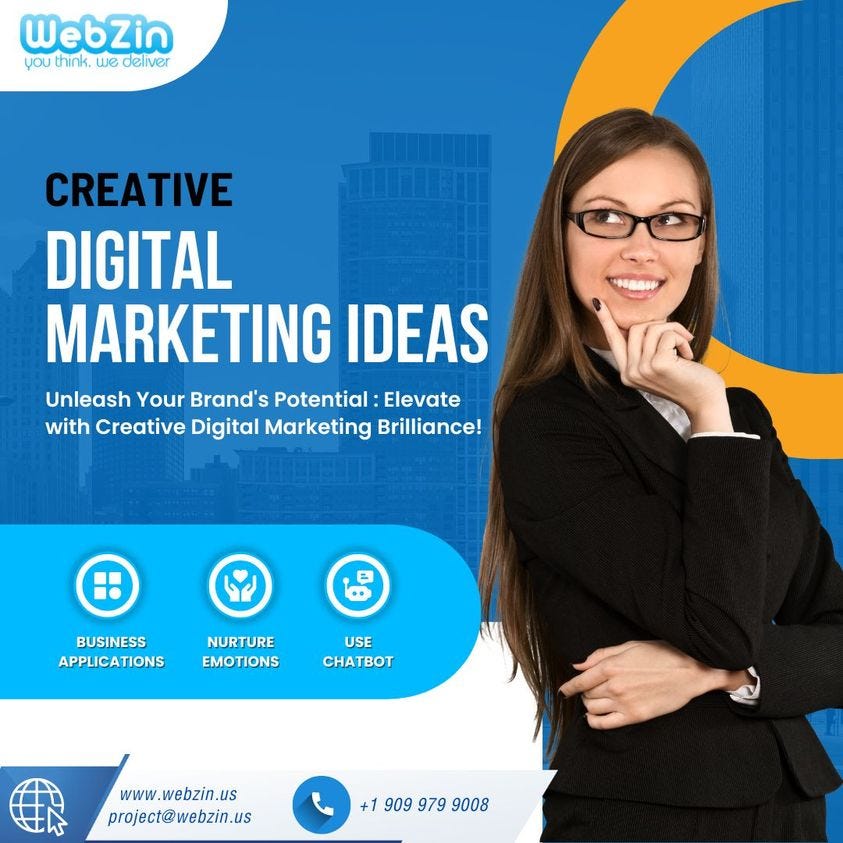 Creative Digital Marketing Ideas - Webzinus - Medium
