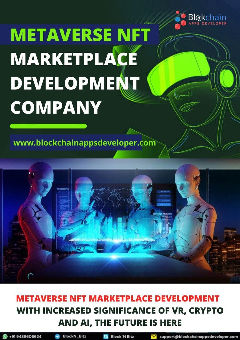 Metaverse NFT Marketplace Development Company — Build your decentralized metaverse NFT ...