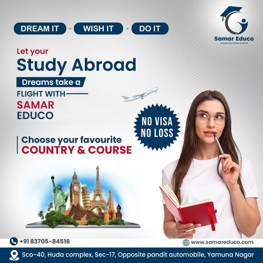 Immigration Consultants In Haryana: SAMAR EDUCO - SAMAR EDUCO - Medium