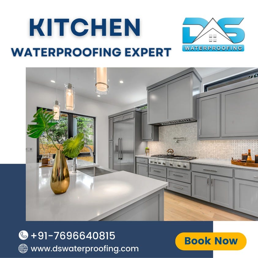 Kitchen waterproofing company in Mohali - DS Waterproofing - Medium