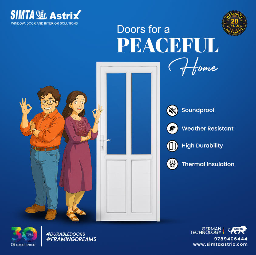 UPVC casement doors manufacturers - Simta Astrix - Medium