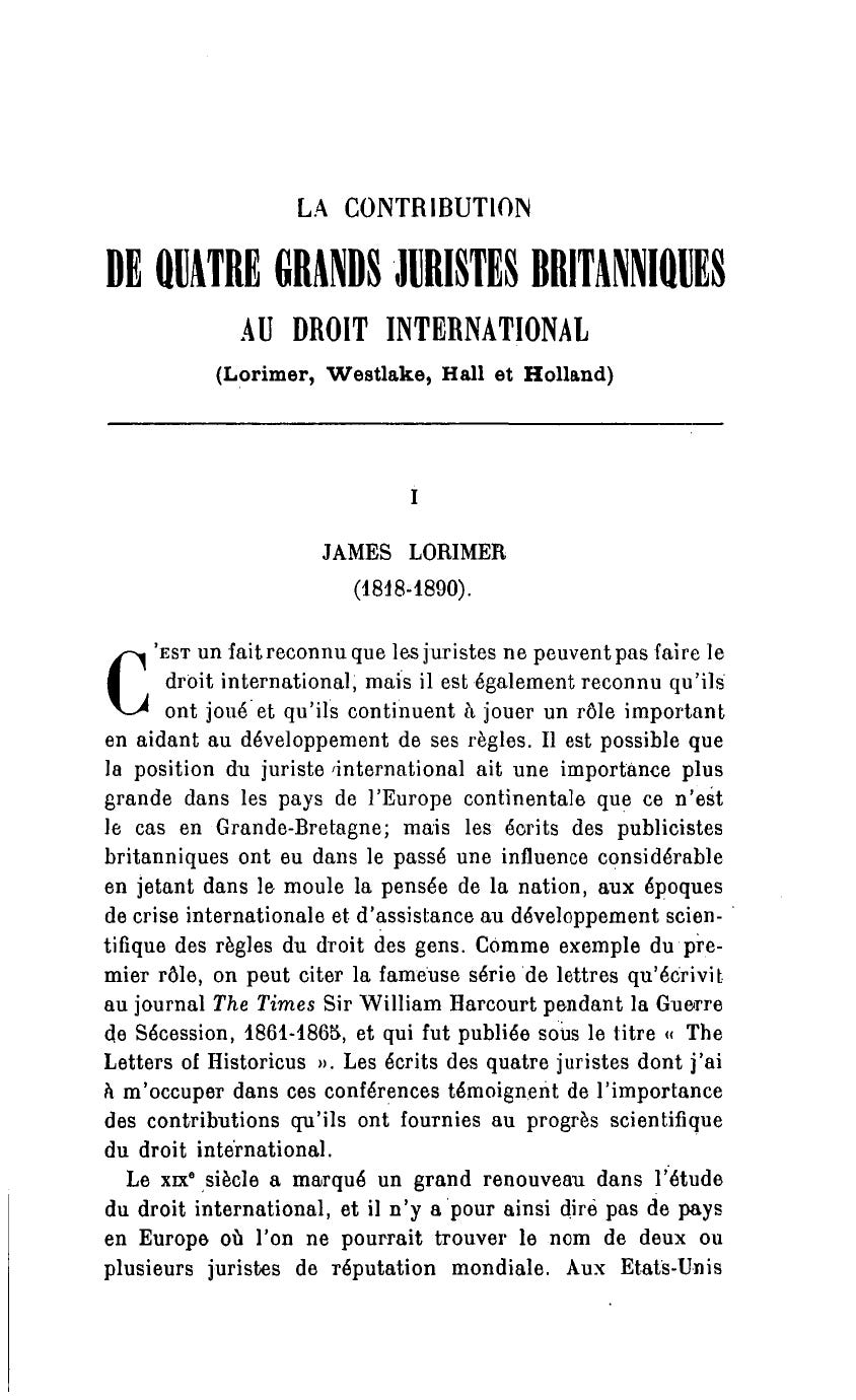 James Lorimer (1818–1890). This is a translation from French into… | by ...