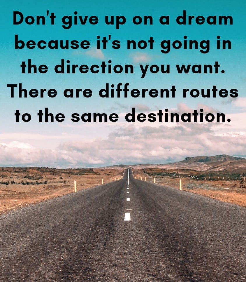 Directions may shift but goals remain intact Our #paths may alter due ...