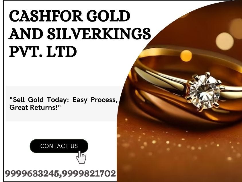 Who Is The Trusted Gold Buyer In Noida? - Cashforgold - Medium