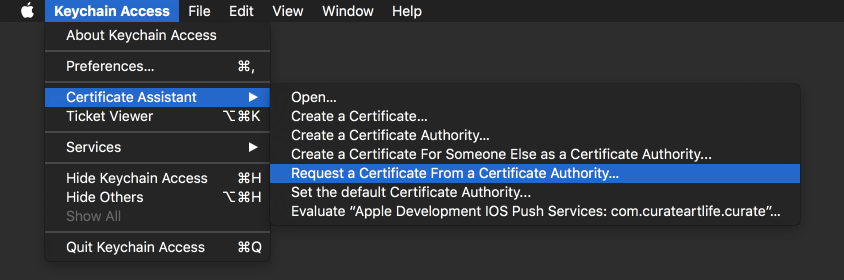 How To Get An Apple Push Notification Service Certificate As A .p12 File In Order To Convert It ...