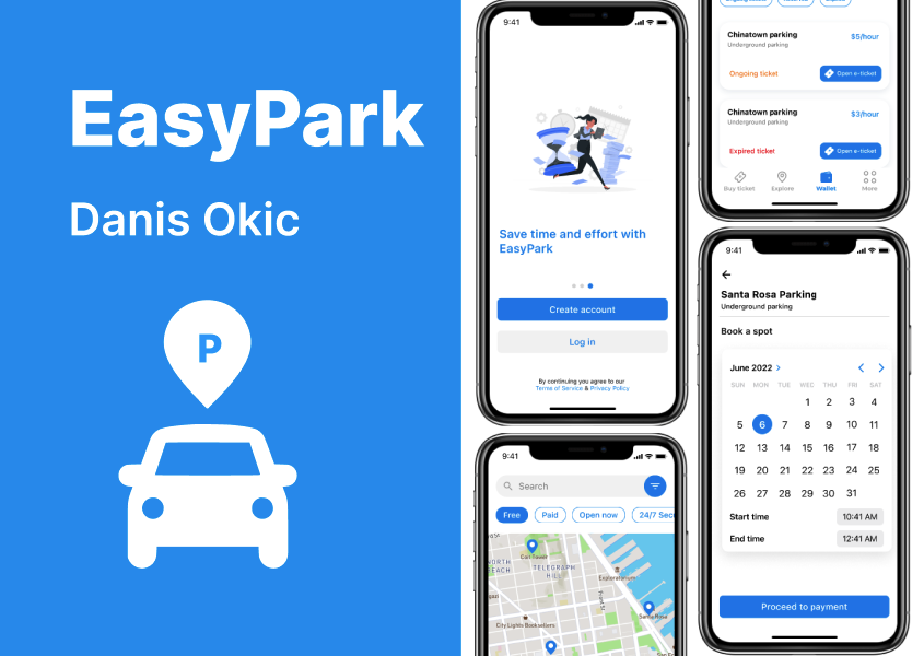 EasyPark — Find, book and pay your parking spot | by Danis Okic ...