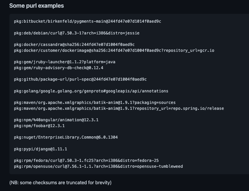 Global Supply Chain Security — PURL and Namespace — Emerging ...