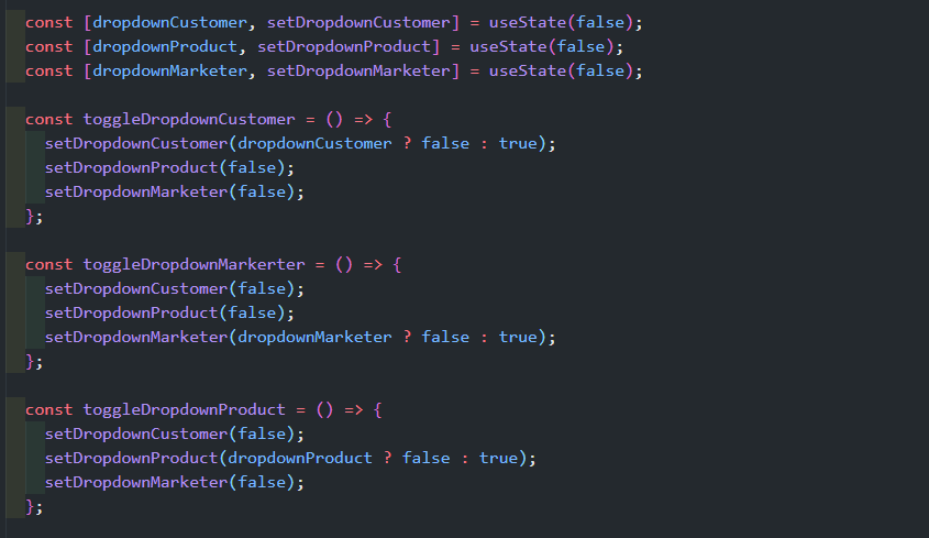 Simple toggle dropdown menu with ReactJs | by Aniekan Udo | Medium