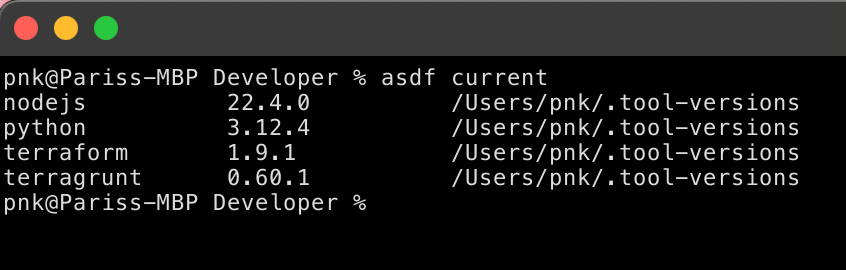 Beginner’s Guide to ASDF on macOS: One Tool to Rule All Your Runtime Versions | by Paris Nakita ...