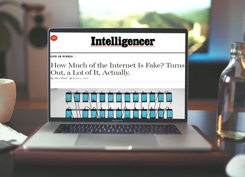 How Much of the Internet is Fake? | by Paul Dughi | Stronger Content ...