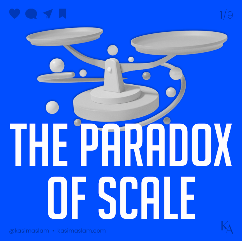 The Paradox of Scale. One mindset keeps small businesses from… | by ...