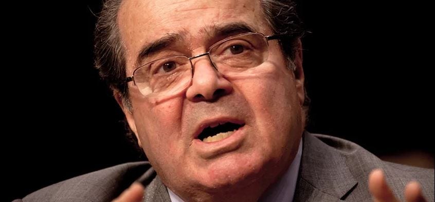 Dinner with Scalia. When we had dinner several years ago, I… | by ...