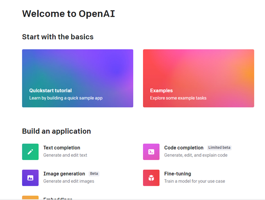 Code completion and Image generation using OpenAI API | by Faiz Ul Haque Zeya | Medium