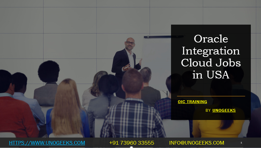Oracle Integration Cloud Jobs in USA | by Techtutorsti | Jul, 2023 | Medium