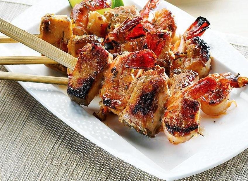 Resep Honey & Lime Fish Gindara Udang Kebabs ! | by Alfa Farm | Medium