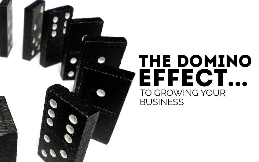 The domino effect… to growing your business | by Dolores G Hirschmann ...