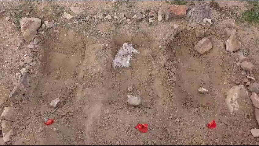 Israeli Settlers Dig Small Graves in Front of Palestinian Bedouin ...