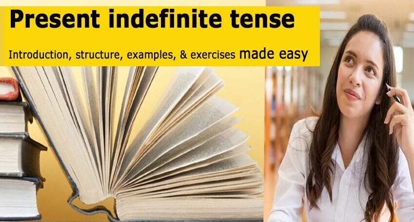 Present Indefinite Tense, Examples & Exercises Made Easy Now | by ...