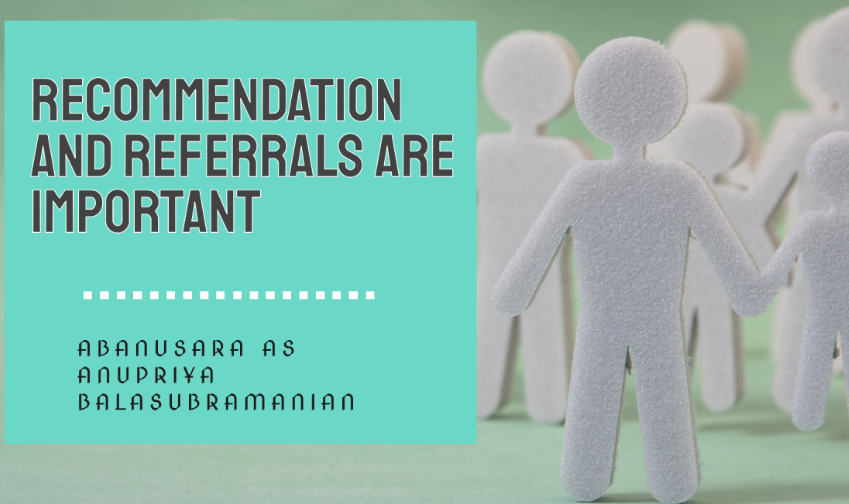Recommendation and Referrals are important for job hunt | by ABAnuSara ...