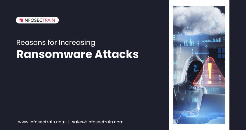 Reasons for Increasing Ransomware Attacks | by InfosecTrain | Medium