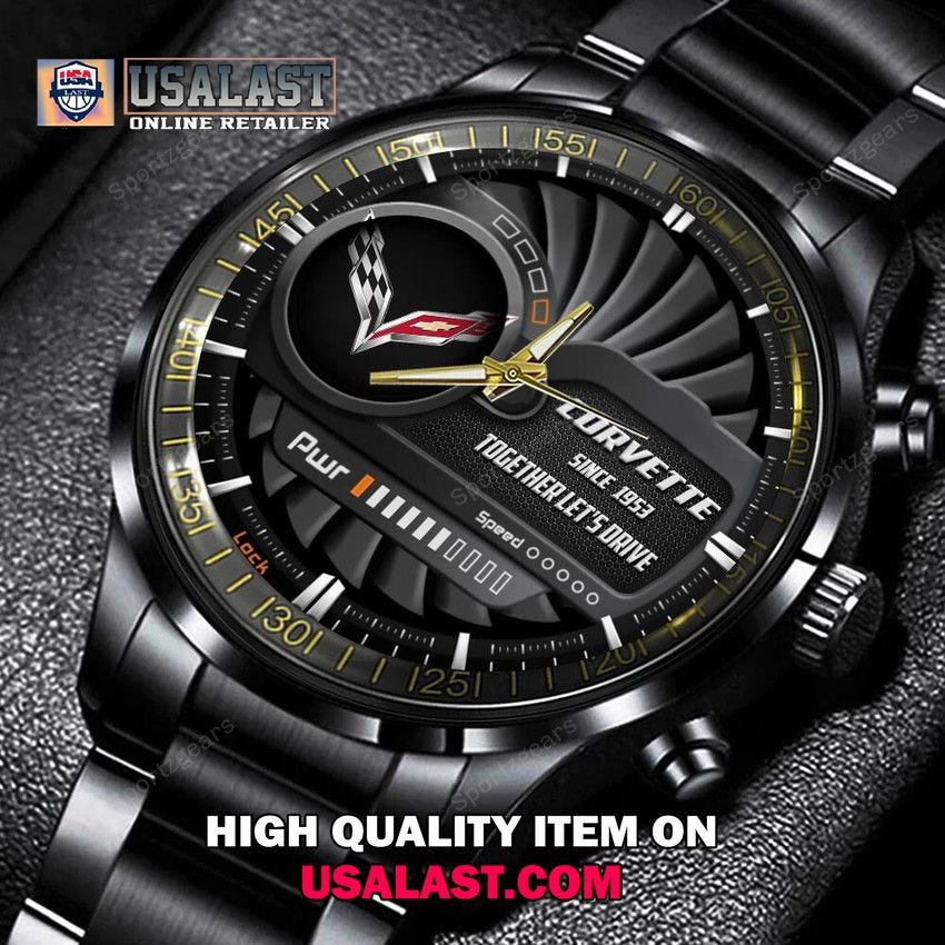 Men’s Gift — Chevrolet Corvette Together Let’s Drive Stainless Steel ...