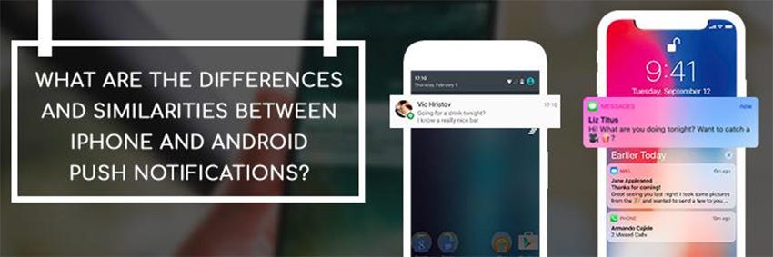 What are the differences and similarities between iPhone and Android ...