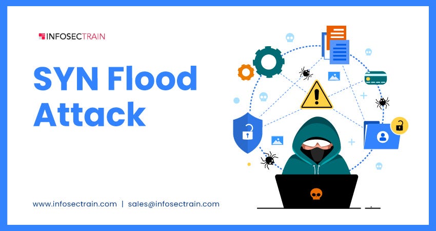 SYN Flood Attack. Overview of SYN Flood Attack | by InfosecTrain | Medium