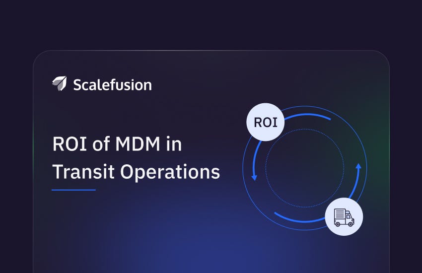Powering Up Public Transit: How MDM Drives Efficiency and ROI | by ...