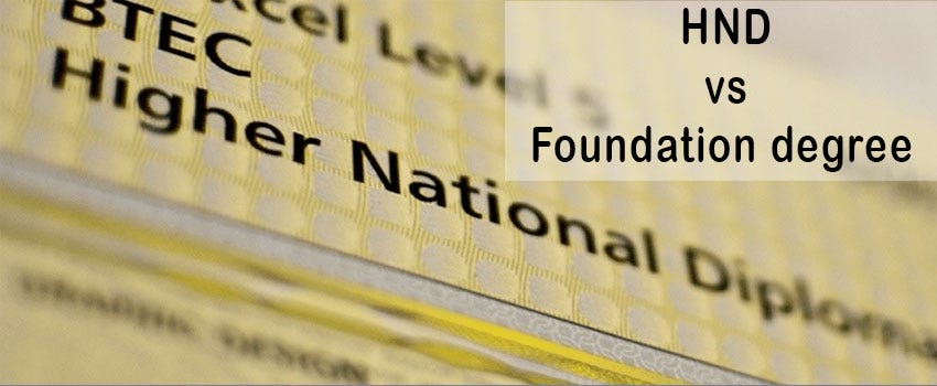 HND vs Foundation degree — what’s the difference? | by Mont Rose College | Medium