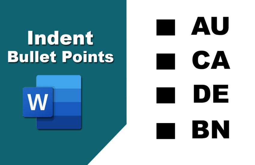 How to indent bullet points in Microsoft word table - Shapon Shekh - Medium