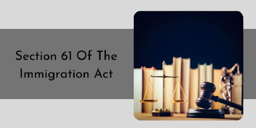 Section 61 Immigration Act - ROSS TAYLOR - Medium