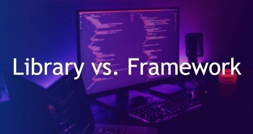Library vs Framework. Developers often use the terms… | by Alihaider ...