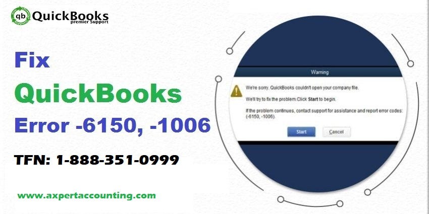 How to fix QuickBooks Error code 6150, -1006? | by Lillian Martin | Medium
