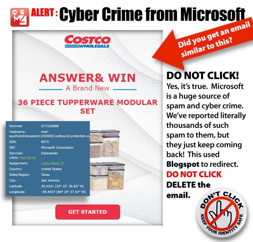 ALERT: Costco email will steal your identity … - SafeNetting - Medium
