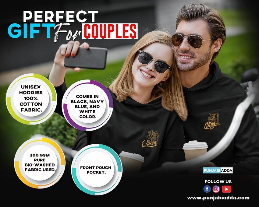 King Queen Hoodies | Punjabi Adda - Punjabi Adda.com - Medium