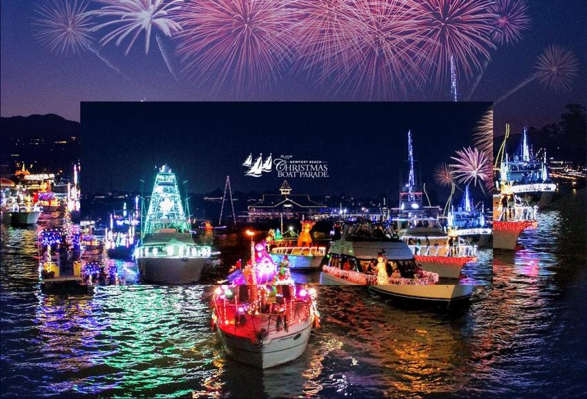 LIVE!@ 2019 Newport Beach Christmas Boat Parade [Livestream] Dec 18 ...