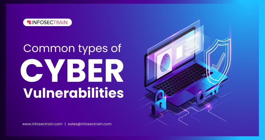 Common Types Of Cyber Vulnerabilities By Infosec Train Medium