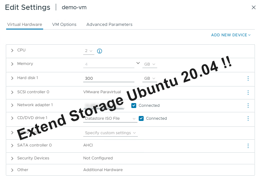 Extend Disk Storage Ubuntu 20.04 pada Environtment VMware | by Rizki S ...