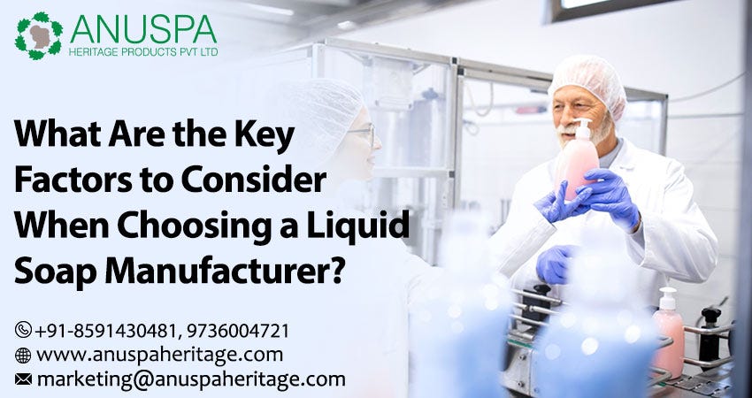 What Are the Key Factors to Consider When Choosing a Liquid Soap ...