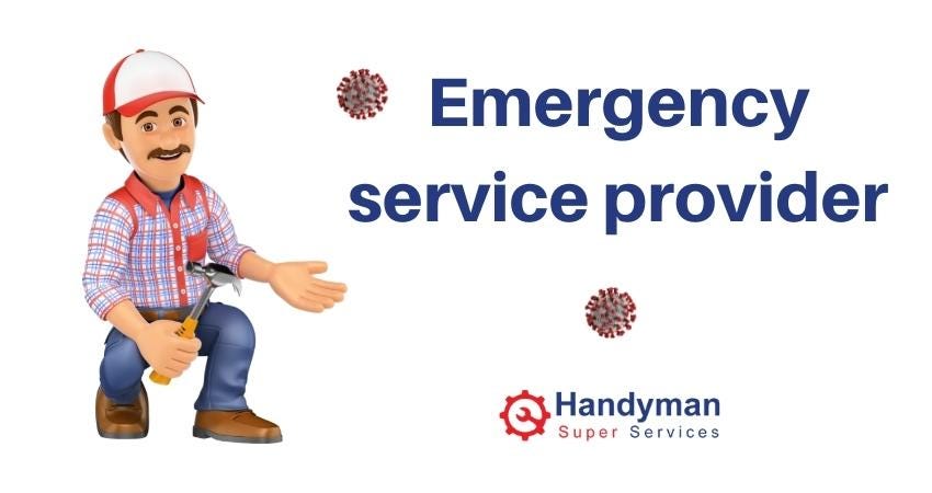 Handyman Service Provider During Covid-19 Emergency Lockdown | by ...