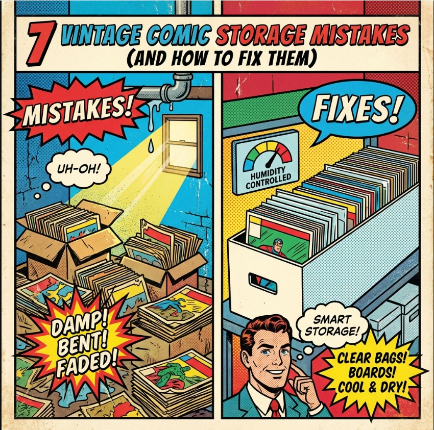 7 Mistakes You’re Making with Vintage Comic Storage (and How to Fix ...